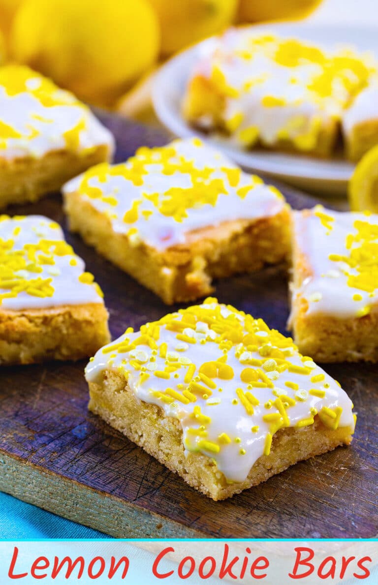 Lemon Cookie Bars - Spicy Southern Kitchen
