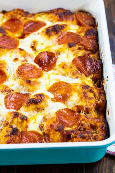 Meat Lovers Bubble Up Pizza - Spicy Southern Kitchen