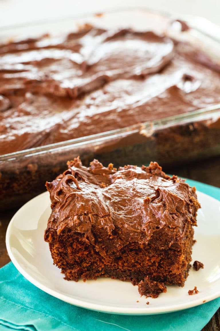 Midnight Chocolate Cake - Spicy Southern Kitchen