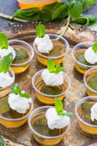 Mint Julep Jello Shots - Spicy Southern Kitchen