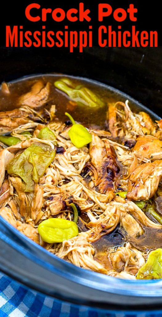 Crock Pot Mississippi Chicken - Spicy Southern Kitchen