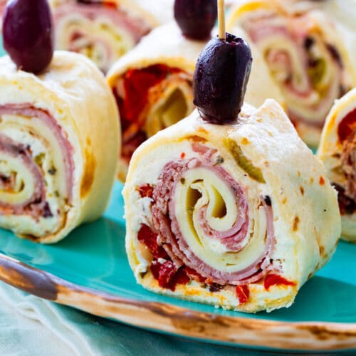 Muffaletta Pinwheels Recipe - Spicy Southern Kitchen