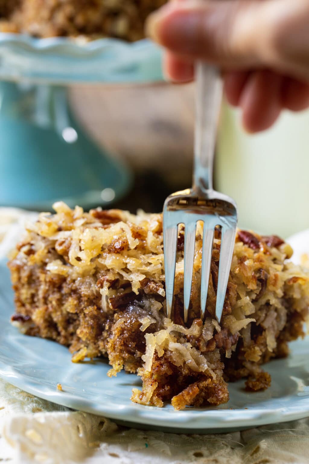 Old-Fashioned Oatmeal Cake - Spicy Southern Kitchen