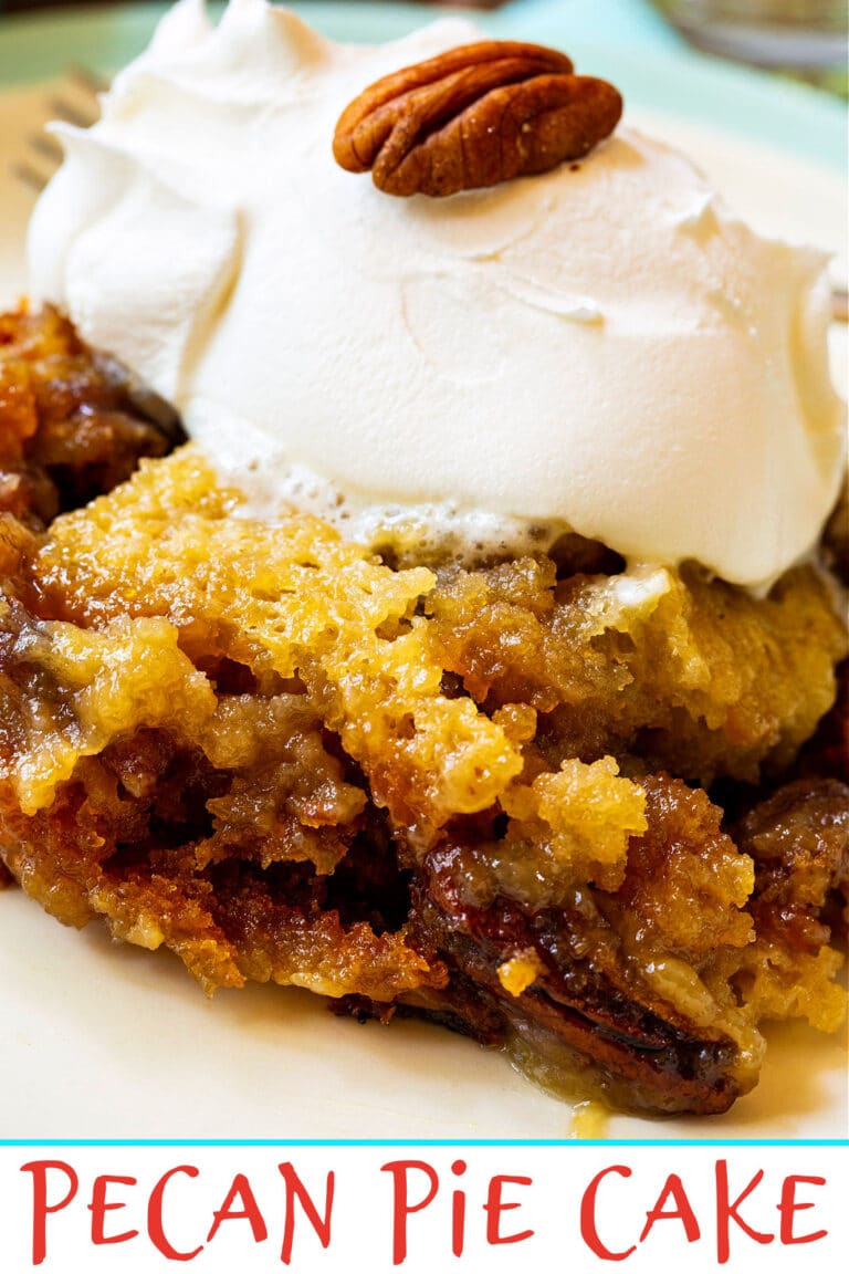 Pecan Pie Cake - Spicy Southern Kitchen