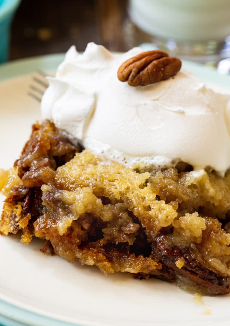 Pecan Pie Cake - Spicy Southern Kitchen