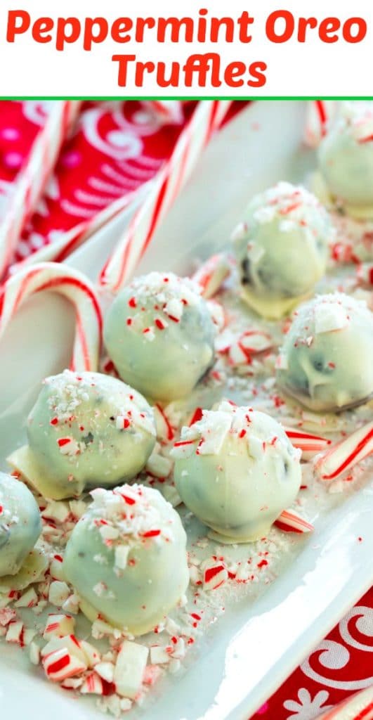 Peppermint Oreo Truffles - Spicy Southern Kitchen