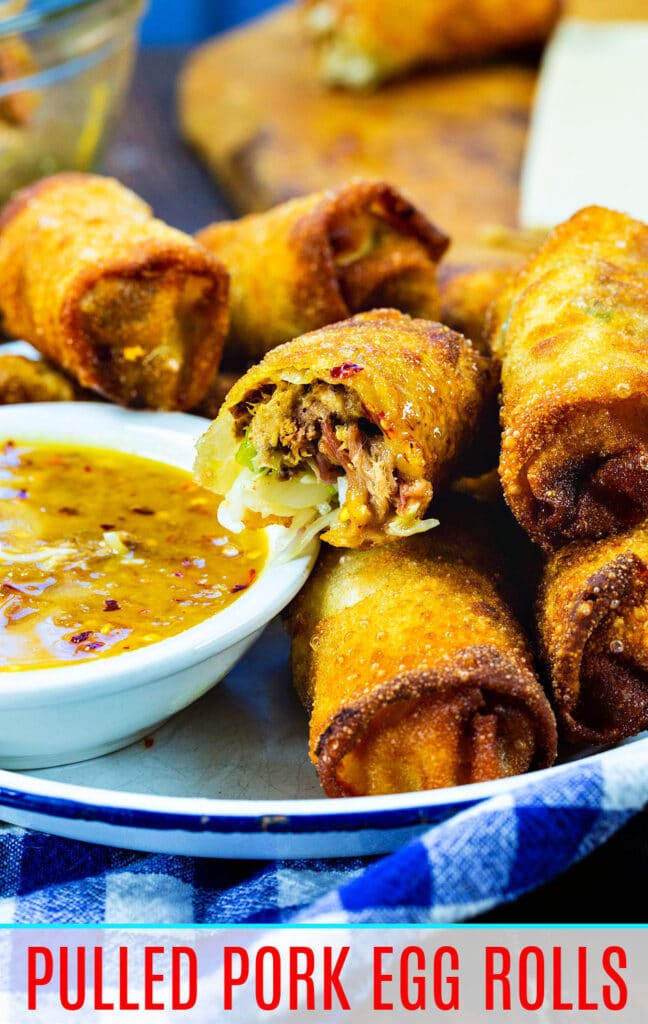 Pulled Pork Egg Rolls - Spicy Southern Kitchen
