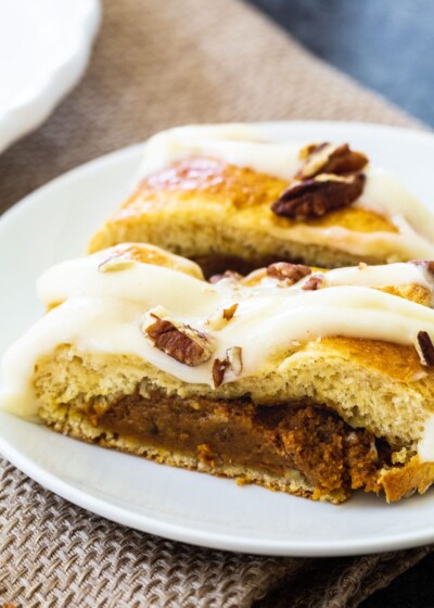Pumpkin Crescent Braid - Spicy Southern Kitchen