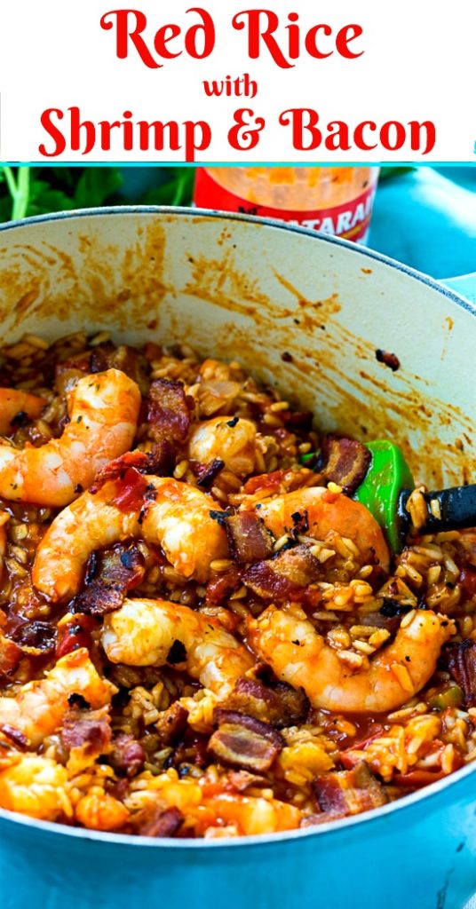 Red Rice with Shrimp and Bacon - Spicy Southern Kitchen