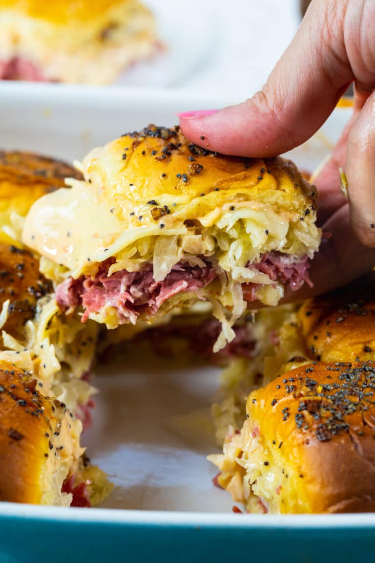 Baked Reuben Sliders - Spicy Southern Kitchen