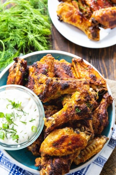Roasted Ranch Wings - Spicy Southern Kitchen