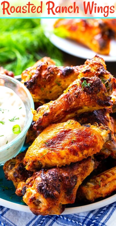 Roasted Ranch Wings - Spicy Southern Kitchen