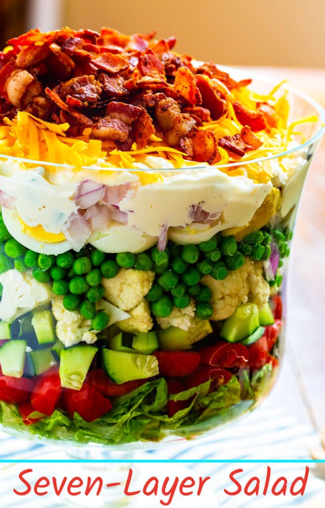 Seven-Layer Salad - Spicy Southern Kitchen