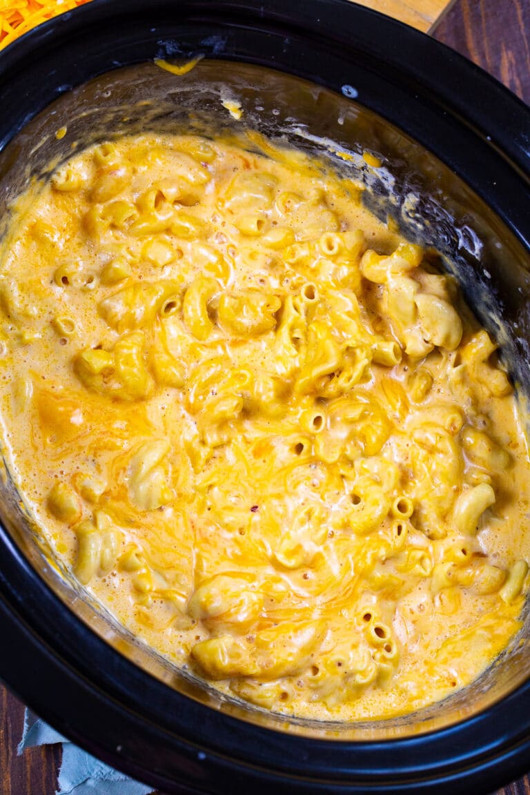 Slow Cooker Ultra Creamy Mac and Cheese - Spicy Southern Kitchen