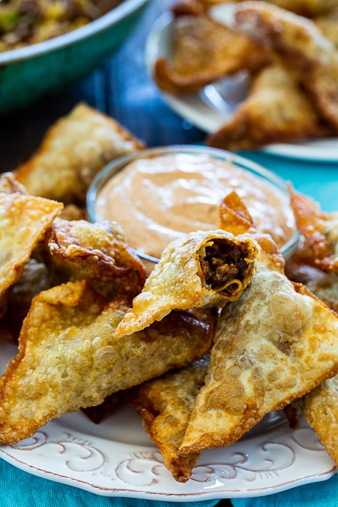 Taco Wontons - Spicy Southern Kitchen