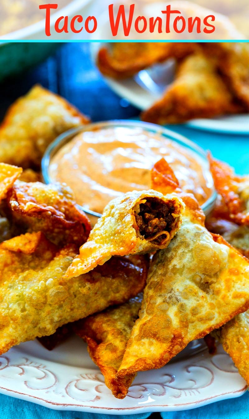 Taco Wontons - Spicy Southern Kitchen