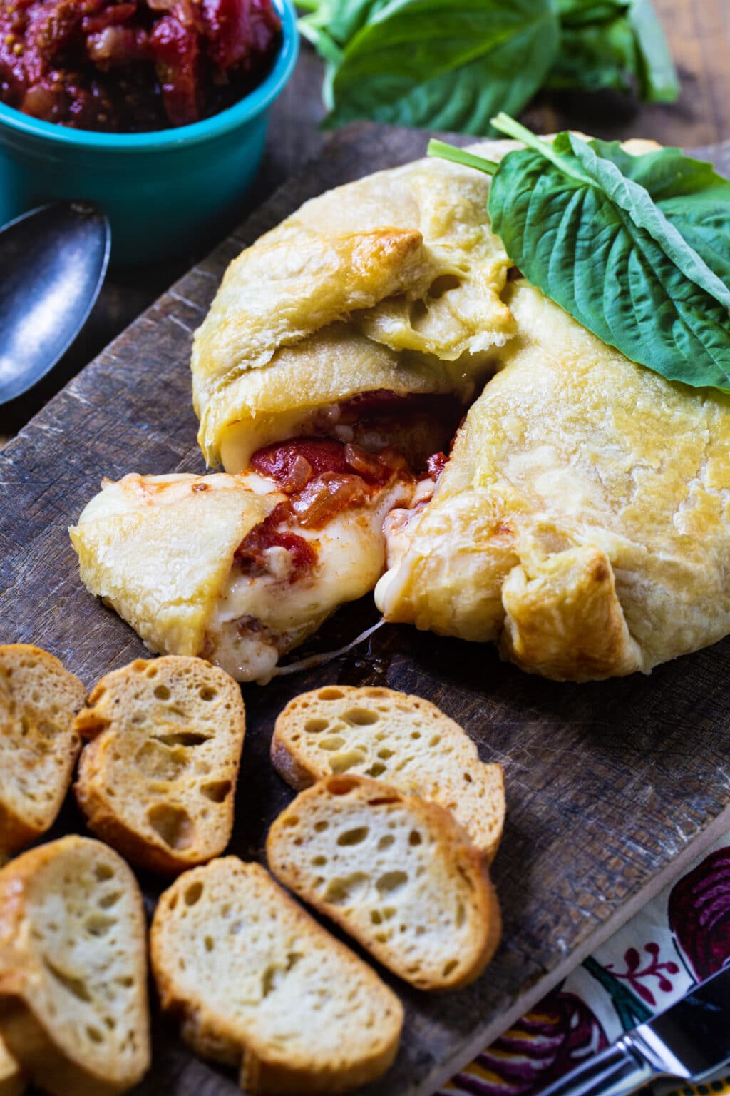 Wrapped Brie with Tomato Chutney - Spicy Southern Kitchen
