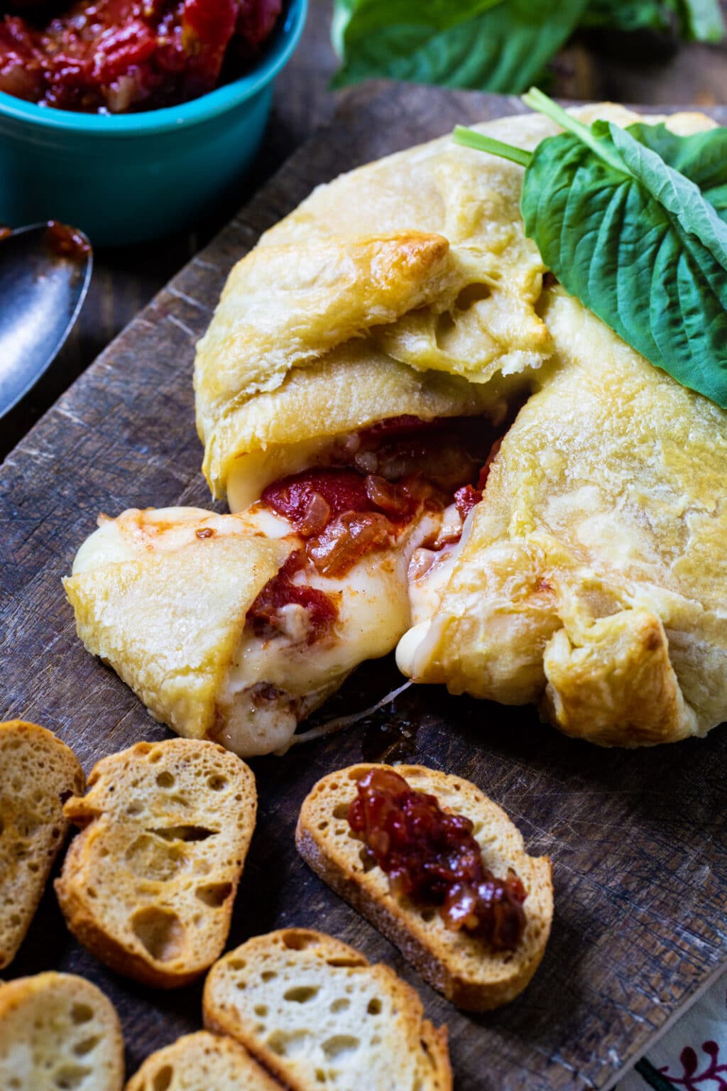 Wrapped Brie with Tomato Chutney - Spicy Southern Kitchen