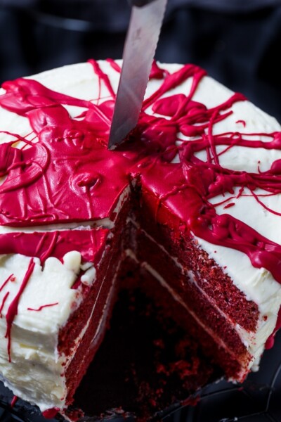 Bloody Red Velvet Cake - Spicy Southern Kitchen