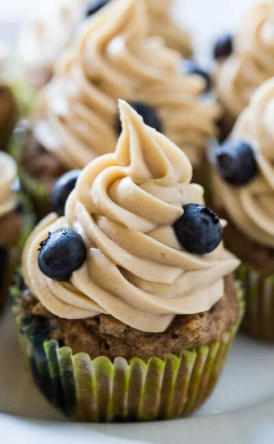 Blueberry Maple Cupcakes - Spicy Southern Kitchen