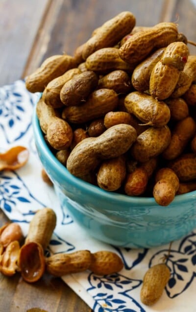 Crock Pot Spicy Boiled Peanuts - Spicy Southern Kitchen