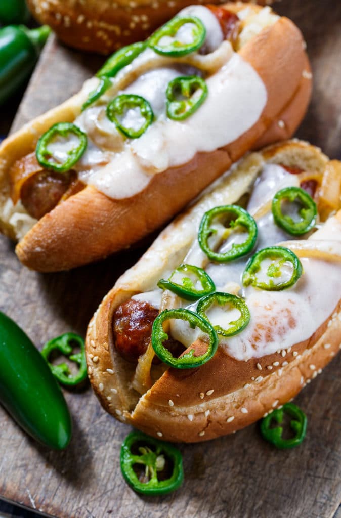 Jalapeno Beer Brats - Spicy Southern Kitchen