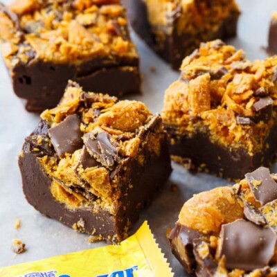 Butterfinger Fudge - Spicy Southern Kitchen