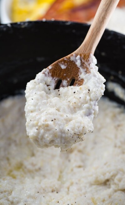 Cream Cheese Grits - Spicy Southern Kitchen