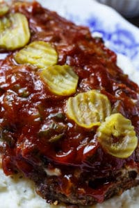 Dill Pickle Meat Loaf - Spicy Southern Kitchen