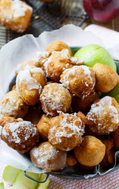 Frisky Apple Fritters - Spicy Southern Kitchen