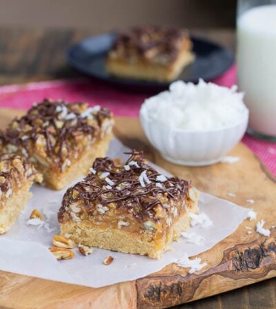German Chocolate Bars - Spicy Southern Kitchen