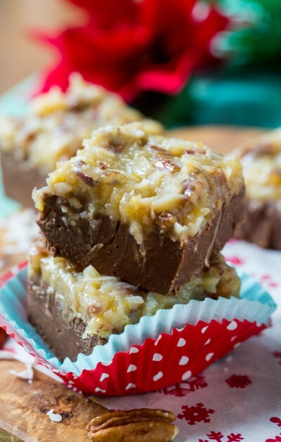 German Chocolate Fudge - Spicy Southern Kitchen