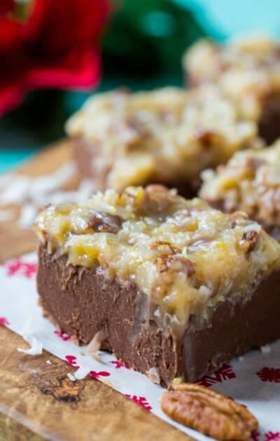 German Chocolate Fudge - Spicy Southern Kitchen