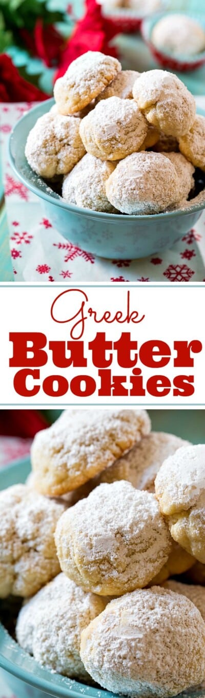 Greek Butter Cookies - Spicy Southern Kitchen