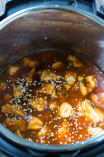 Instant Pot Honey Sesame Chicken - Spicy Southern Kitchen