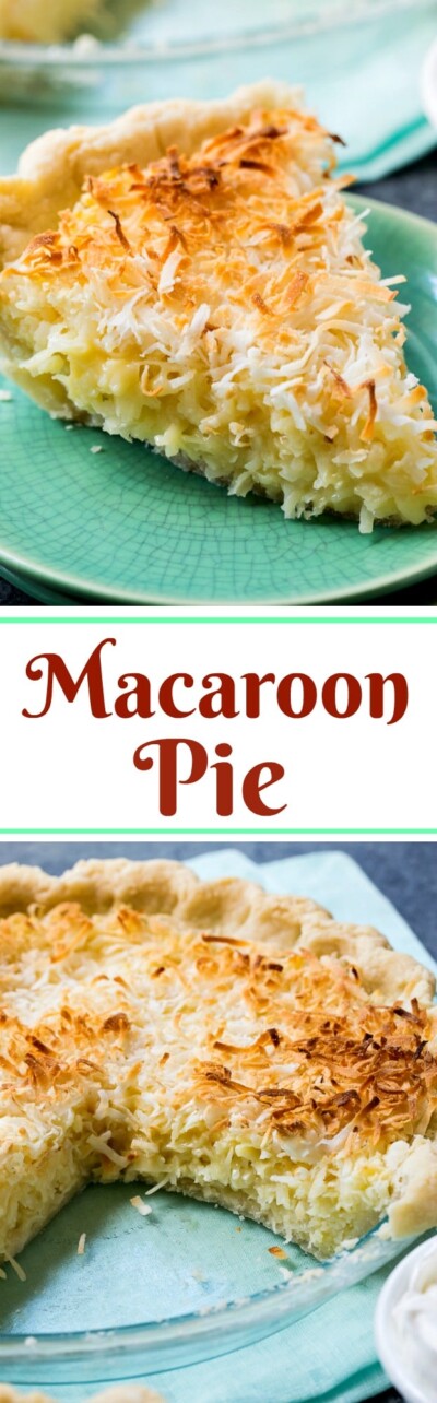 Coconut Macaroon Pie - Spicy Southern Kitchen