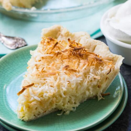 Coconut Macaroon Pie - Spicy Southern Kitchen
