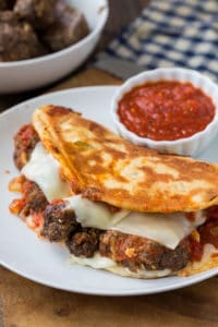 Meatball and Mozzarella Panini - Spicy Southern Kitchen