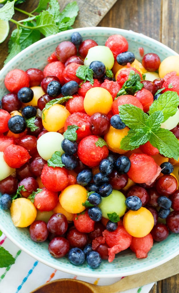 Mojito Fruit Salad - Spicy Southern Kitchen