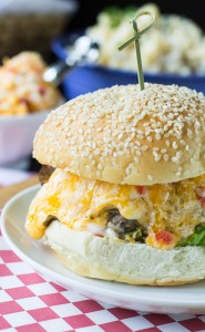 Southern Pimento Cheese Burger Recipe - Spicy Southern Kitchen