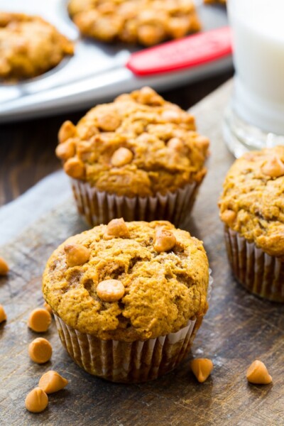 Pumpkin Butterscotch Muffins - Spicy Southern Kitchen