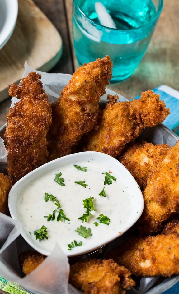 Ranch Chicken Fingers - Spicy Southern Kitchen