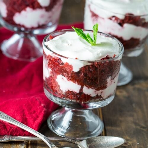 Individual Red Velvet Trifles - Spicy Southern Kitchen