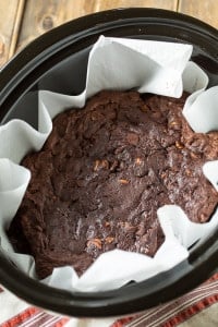 Slow Cooker Triple Chocolate Brownies - Spicy Southern Kitchen