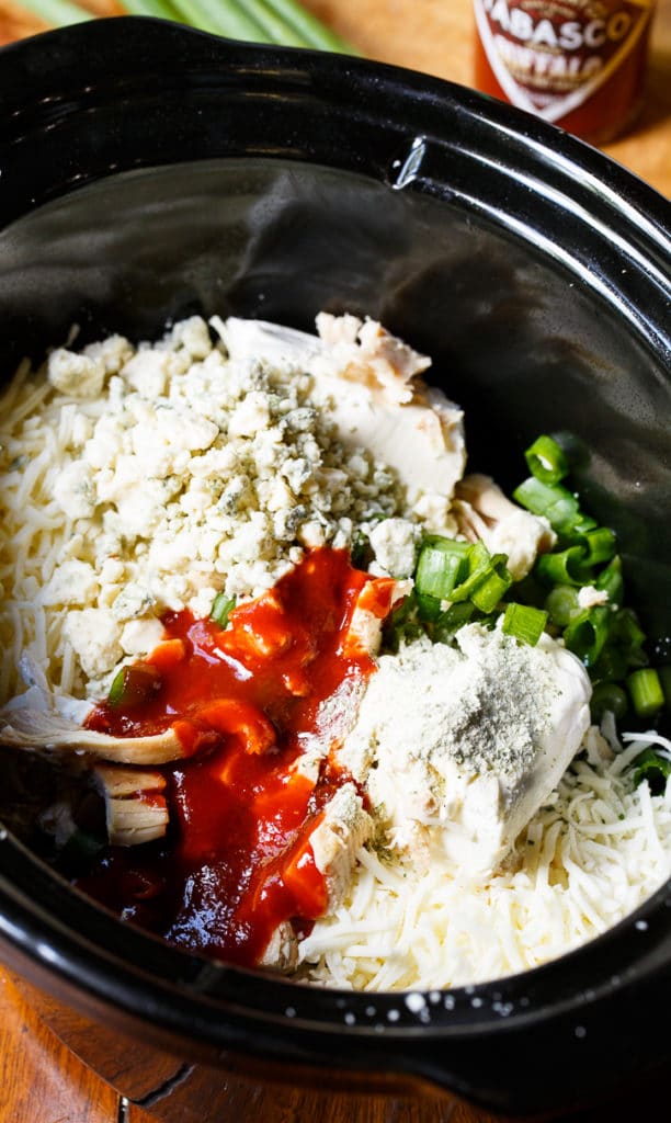 Slow Cooker Buffalo Chicken Dip - Spicy Southern Kitchen