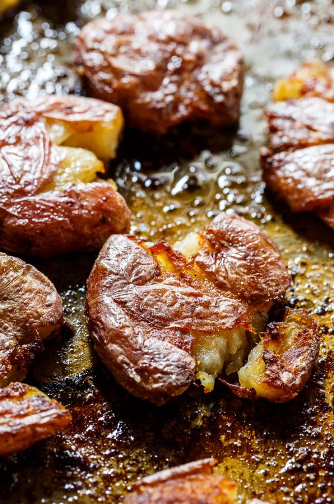 Roasted Salt and Vinegar Potatoes - Spicy Southern Kitchen